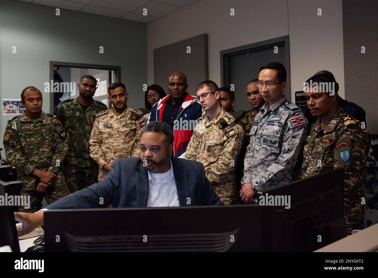 Students from Naval Education and Training Security Assistance Field ...