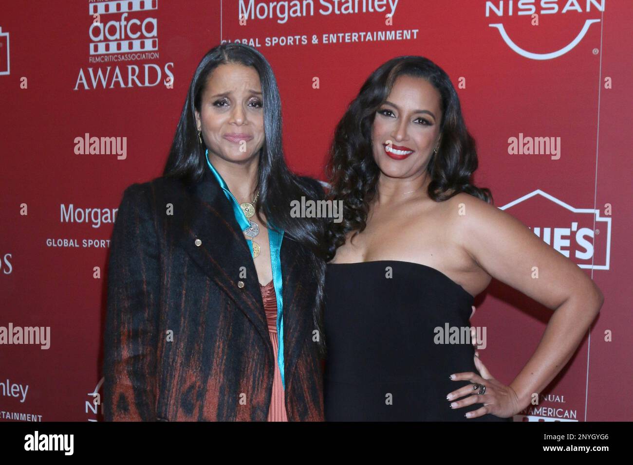 LOS ANGELES - MAR 1: Sydney Poitier, Anika Poitier at the 14th AAFCA at ...