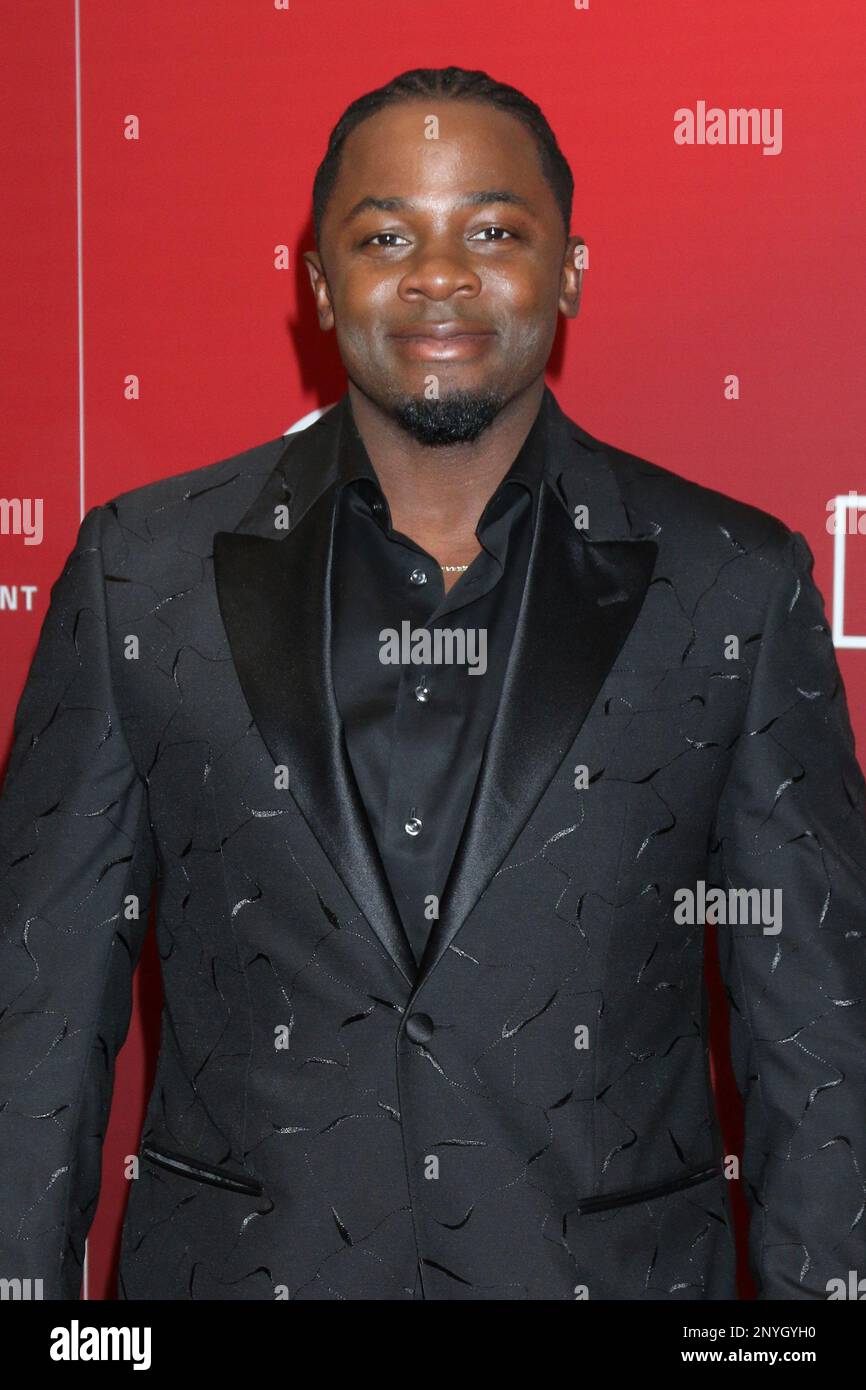 LOS ANGELES - MAR 1: Derek Luke at the 14th AAFCA at the Beverly ...