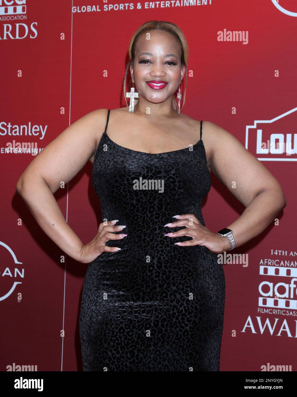 LOS ANGELES - MAR 1: Sharonda Britton at the 14th AAFCA at the Beverly ...