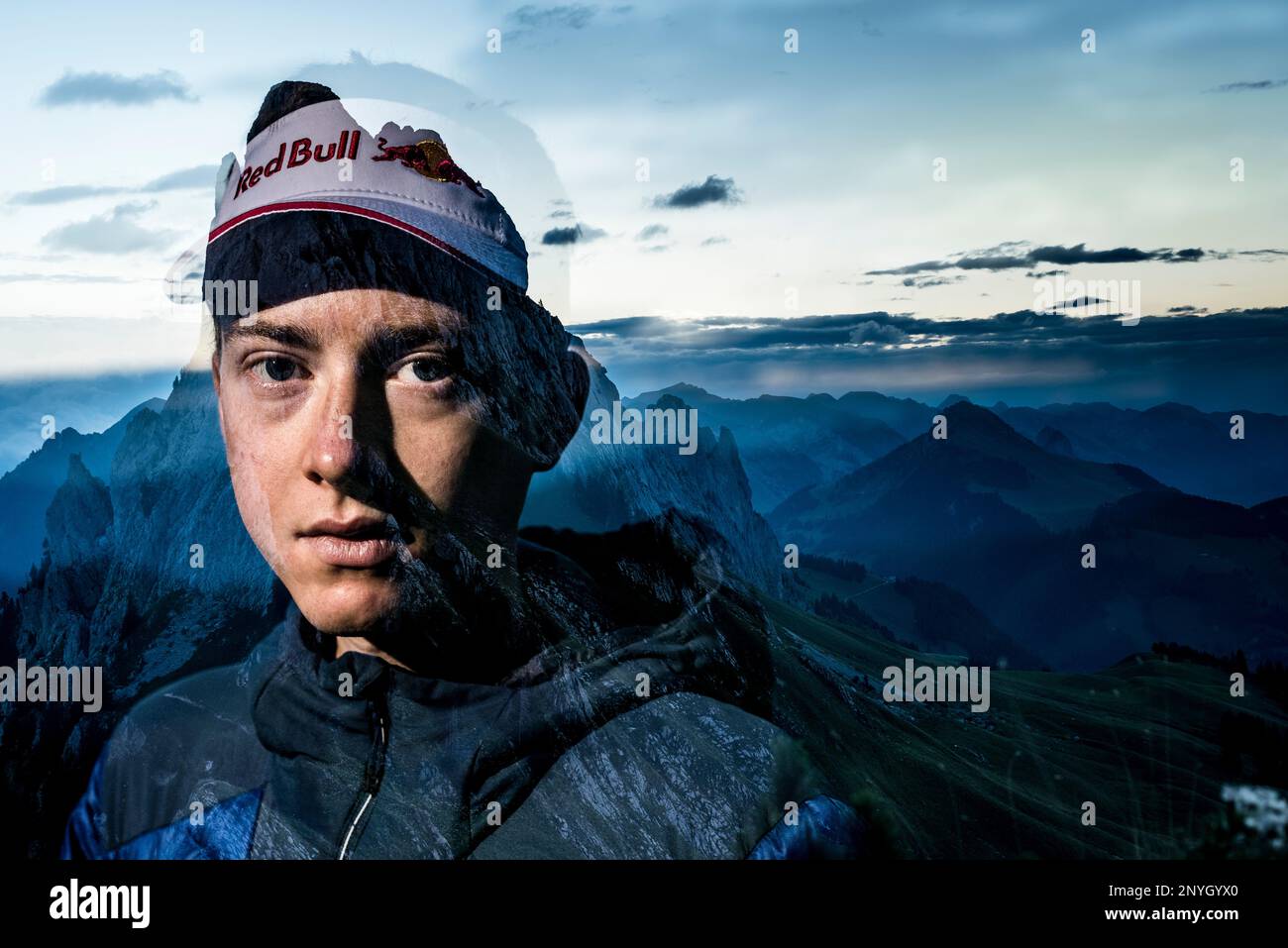 Rémi Bonnet is seen running in Charmey, Switzerland on July 12, 2017 ...