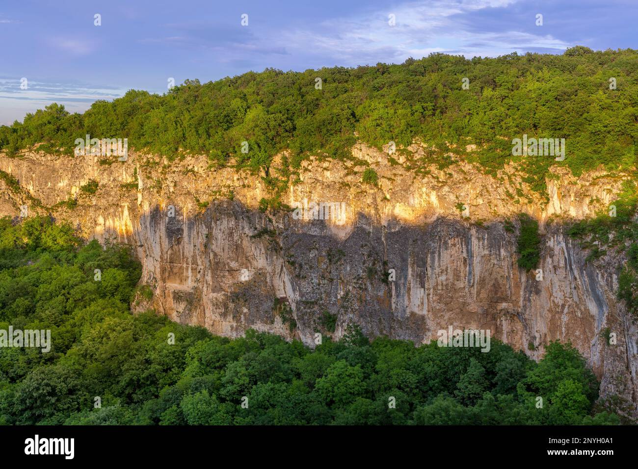 Green mountain walls landscape, Stara planina, North Bulgaria Stock ...