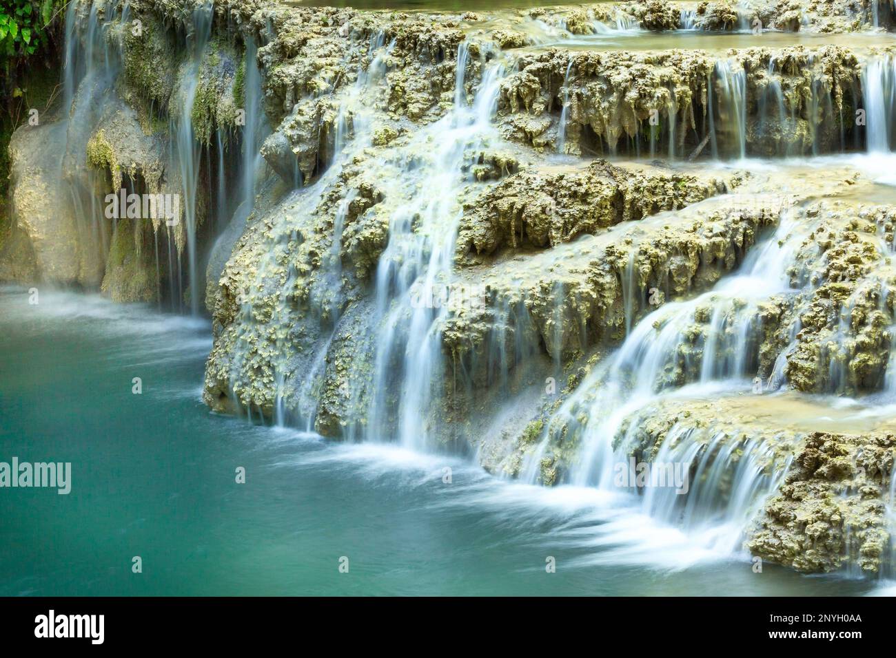 Krushuna waterfalls turquoise water terraces and pools, the biggest ...