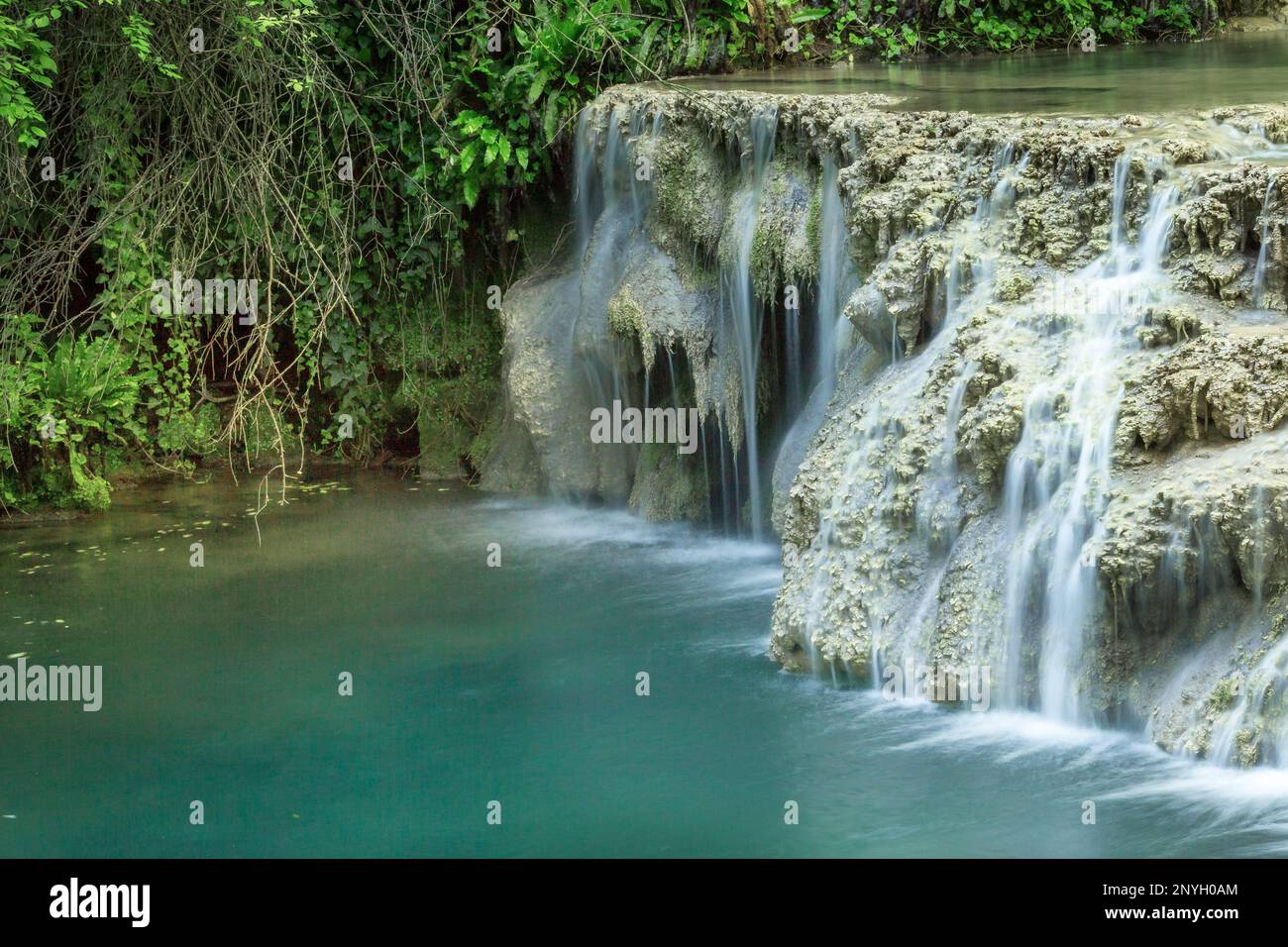 Krushuna waterfalls turquoise water terraces and pools, the biggest ...