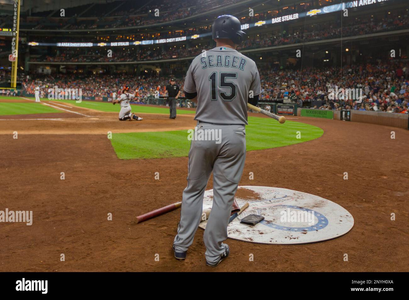 HOUSTON, TX - JULY 18: Seattle Mariners third baseman Kyle Seager (15 ...