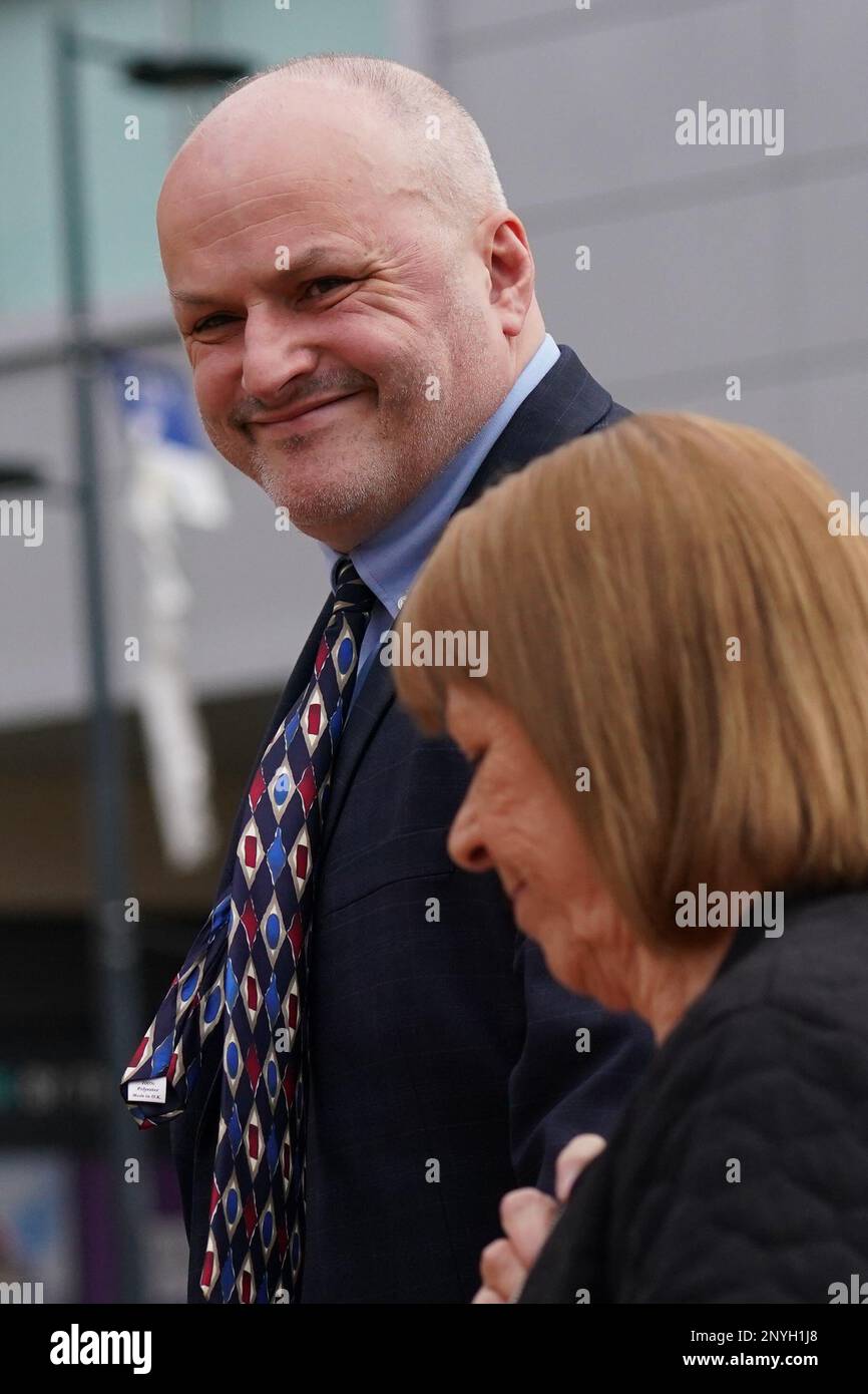 Mark Bagguley arriving at Derby Crown Court where he is due to be ...