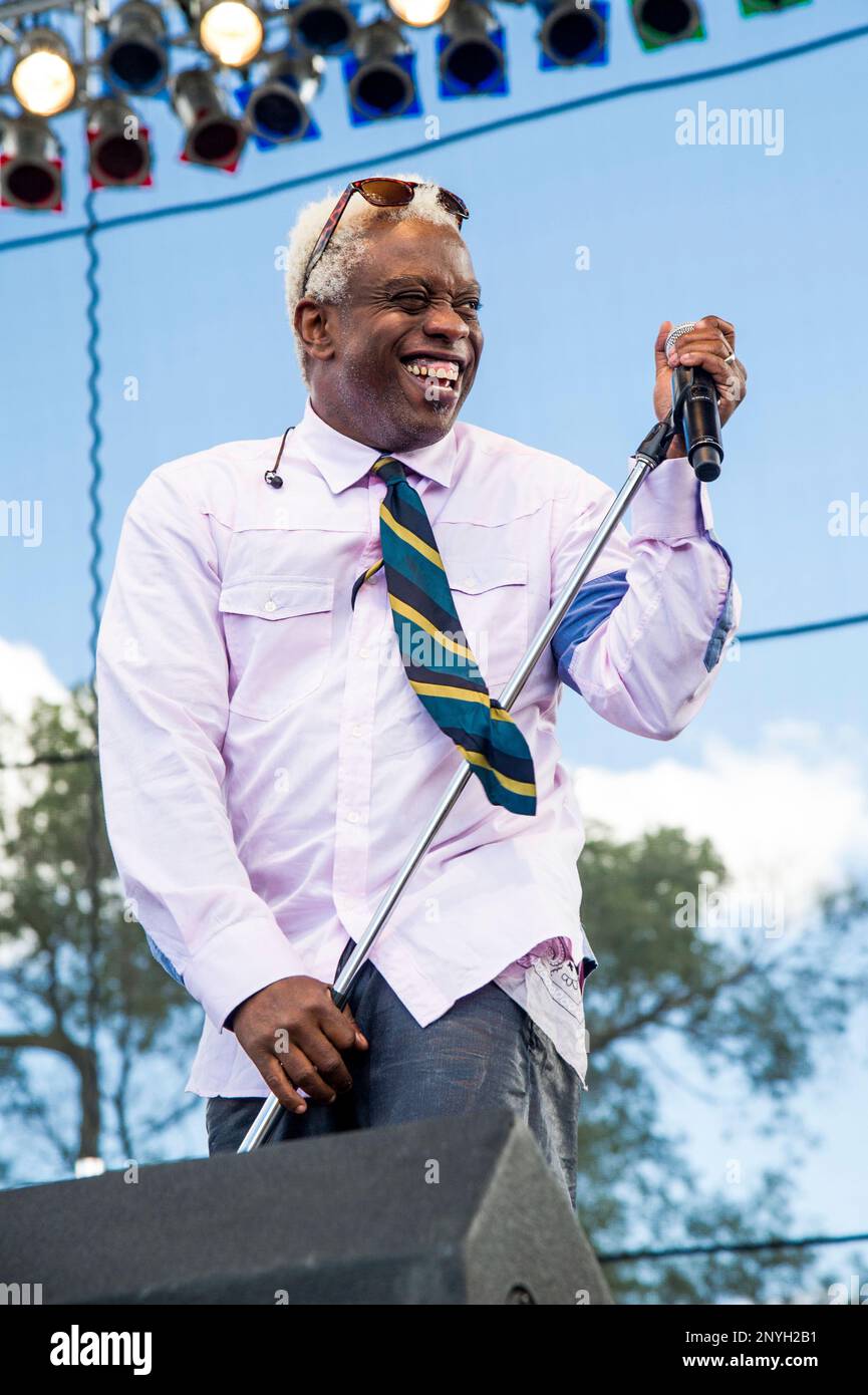 Corey Glover of Living Colour performs during Riot Fest at Douglas Park ...