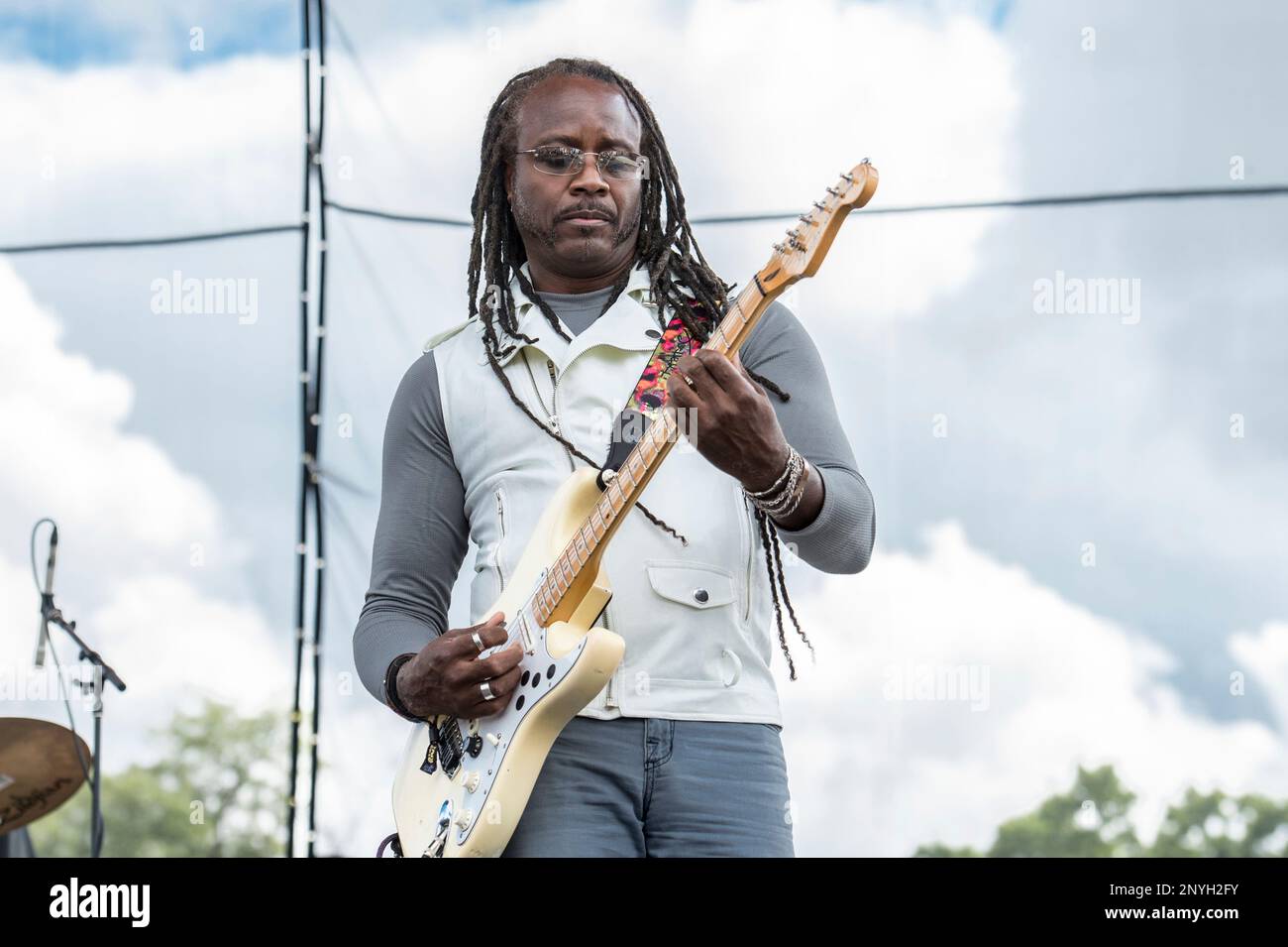 Bobbie Duncan of Death performs during Riot Fest at Douglas Park on ...