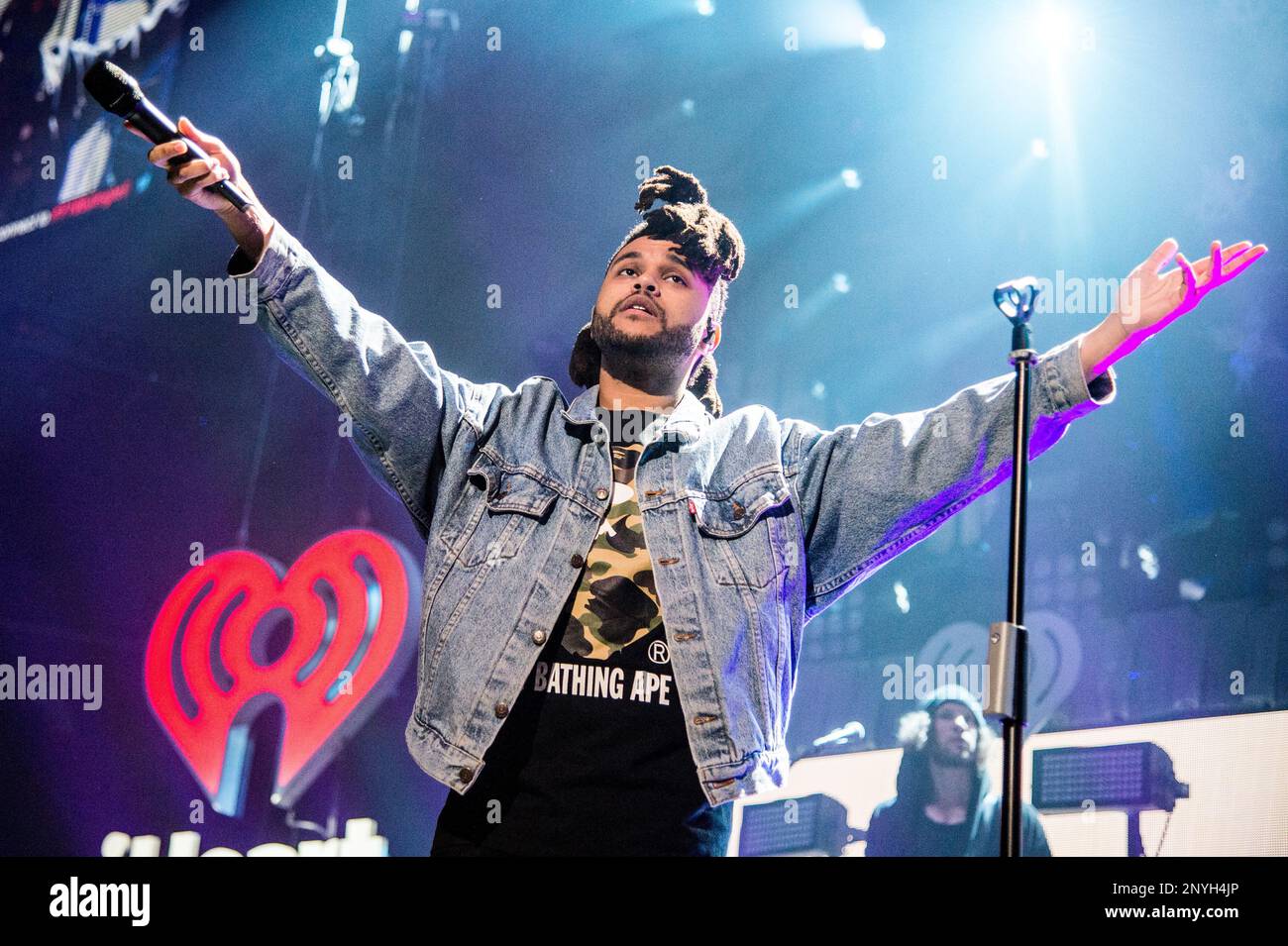 The Weeknd performs during Y100's Jingle Ball at the BB&T Center on Dec ...