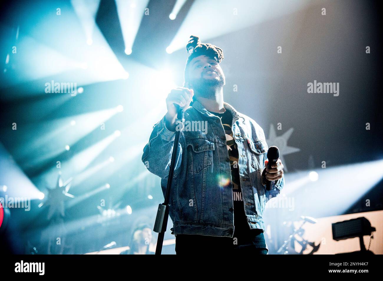 The Weeknd performs during Y100's Jingle Ball at the BB&T Center on Dec ...