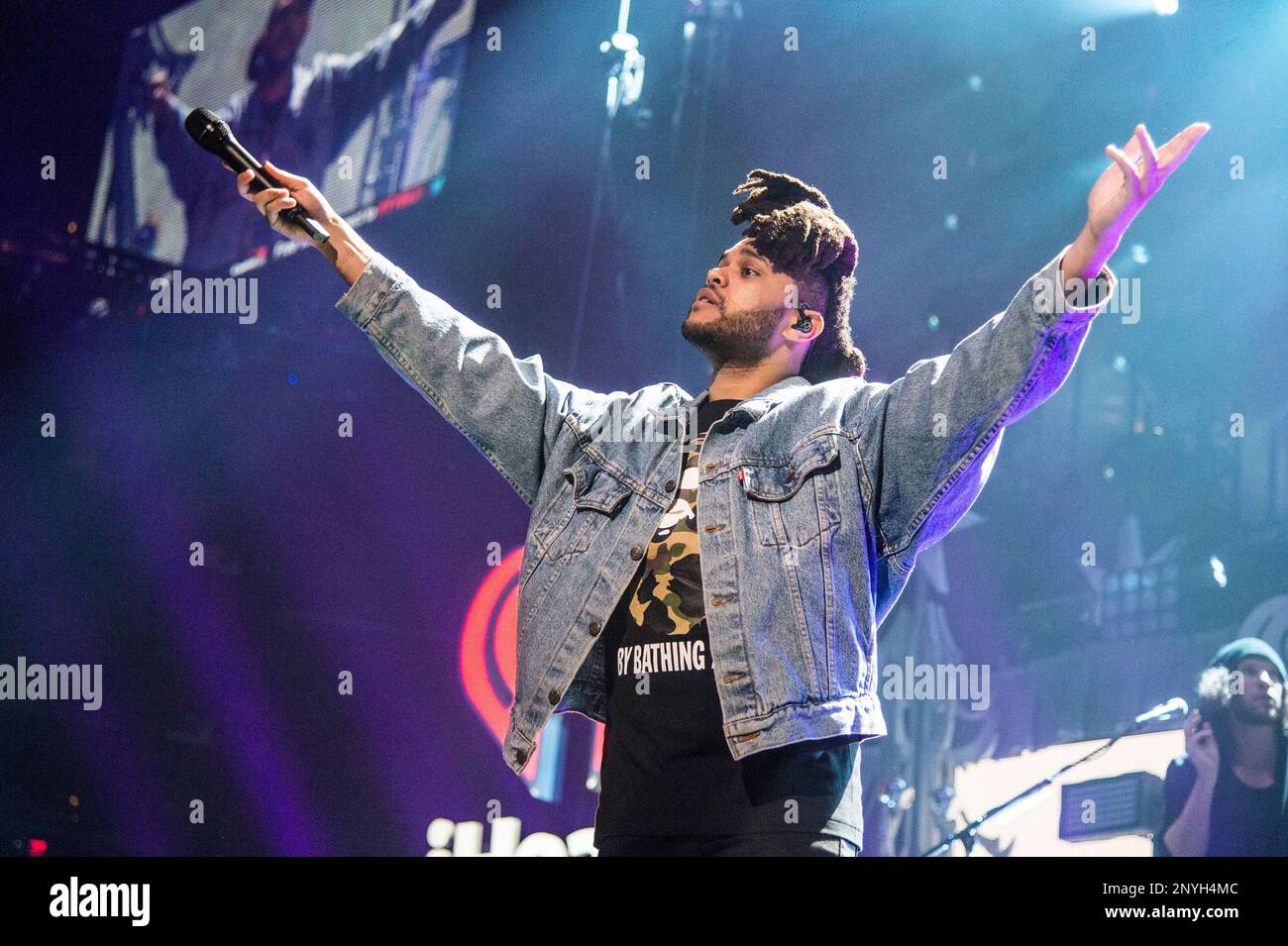 The Weeknd performs during Y100's Jingle Ball at the BB&T Center on Dec ...