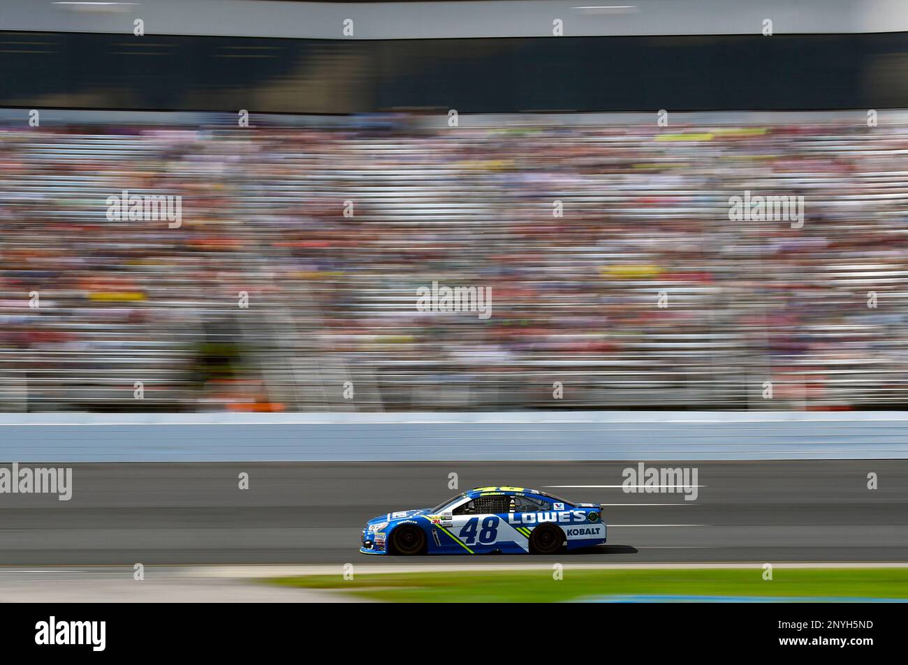 Jimmie Johnson (48) during the NASCAR Monster Energy Cup Series OVERTON ...