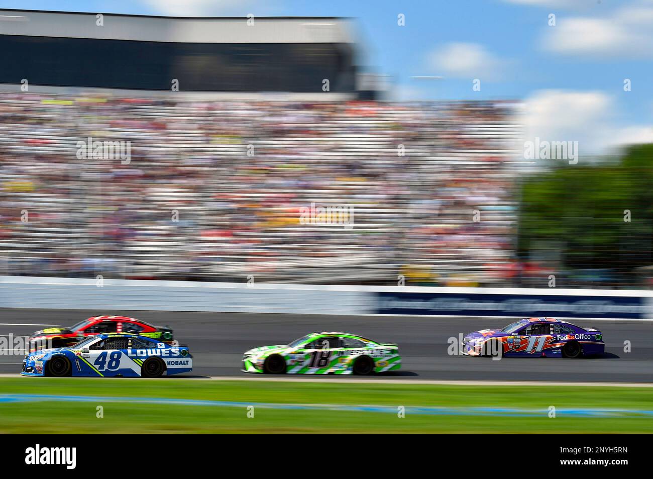 Jimmie Johnson (48) during the NASCAR Monster Energy Cup Series OVERTON ...