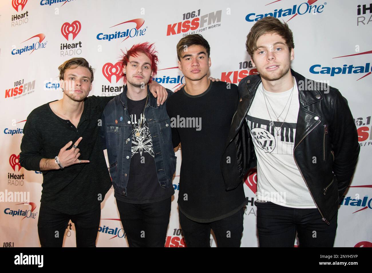 Luke Hemmings, Michael Clifford, Calum Hood, and Ashton Irwin of 5 ...