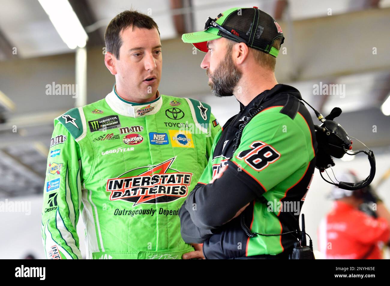 Kyle Busch, Joe Gibbs Racing, Interstate Batteries Toyota Camry and ...