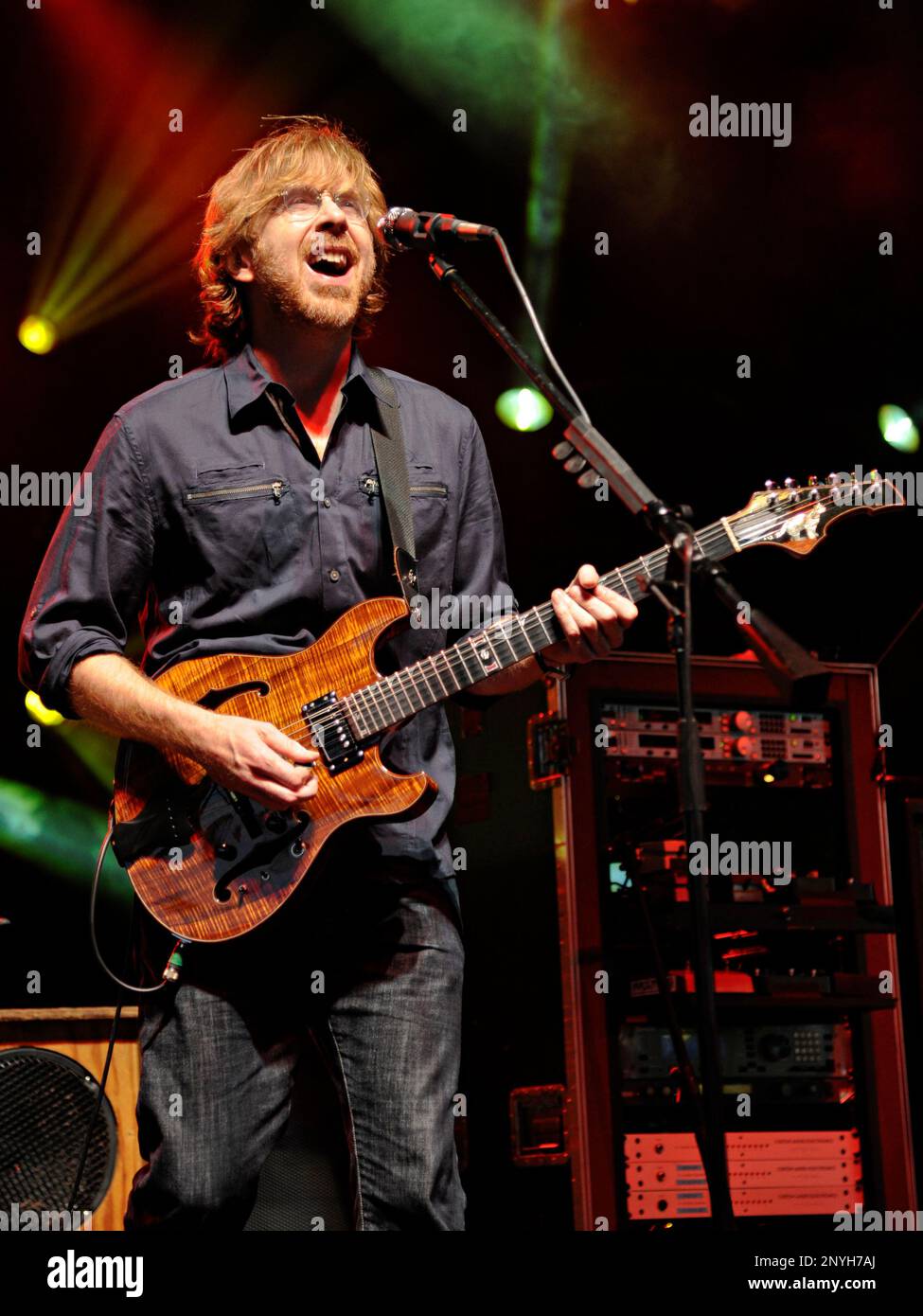 Trey Anastasio of Phish performs during the Summer 2011 Tour at ...