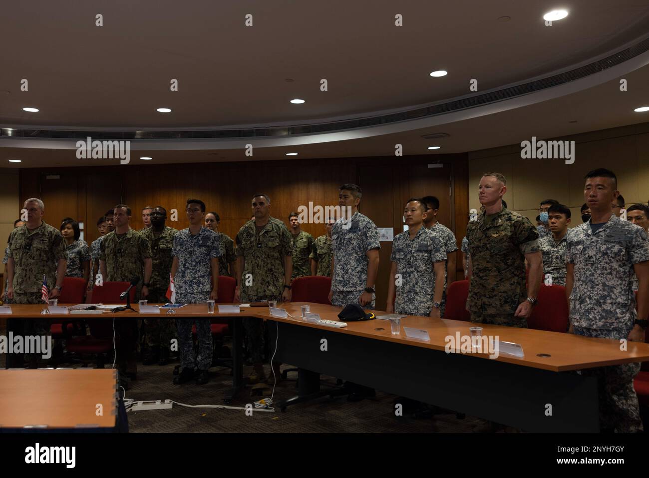 CHANGI NAVAL BASE, Singapore (Jan. 9, 2023) – U.S. Marines and Sailors ...