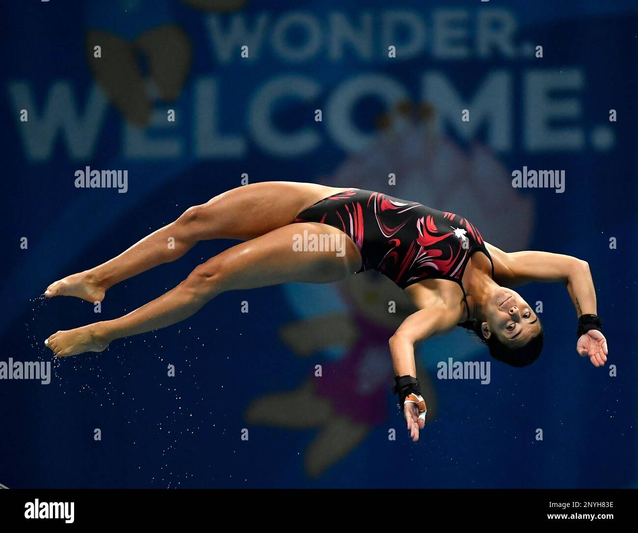 Meaghan Benfeito of Canada competes in women's diving 10m platform ...