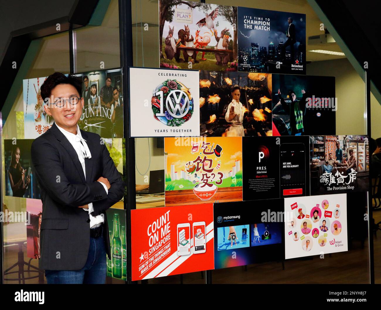 Jeff Cheong at Equator, a satellite office of DDB Worldwide in Temasek ...