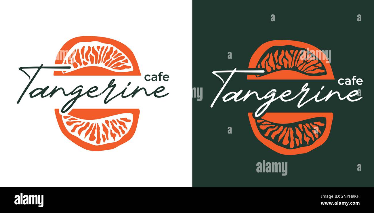 Creative Fruit Logo Design. Orange logo Flat vector O shape logo design ...