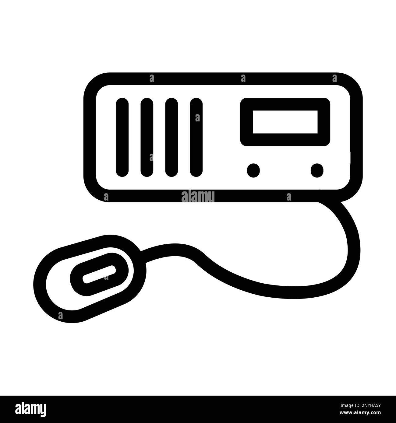 Radio advertising icon outline Cut Out Stock Images & Pictures - Alamy