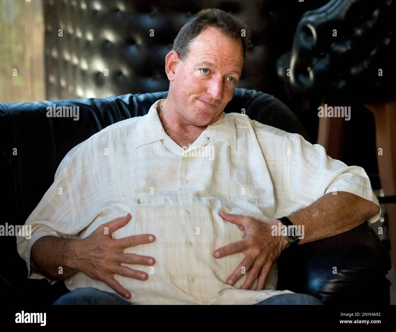 Former bodybuilder and gym owner Gene Okun of Newport Beach says ...