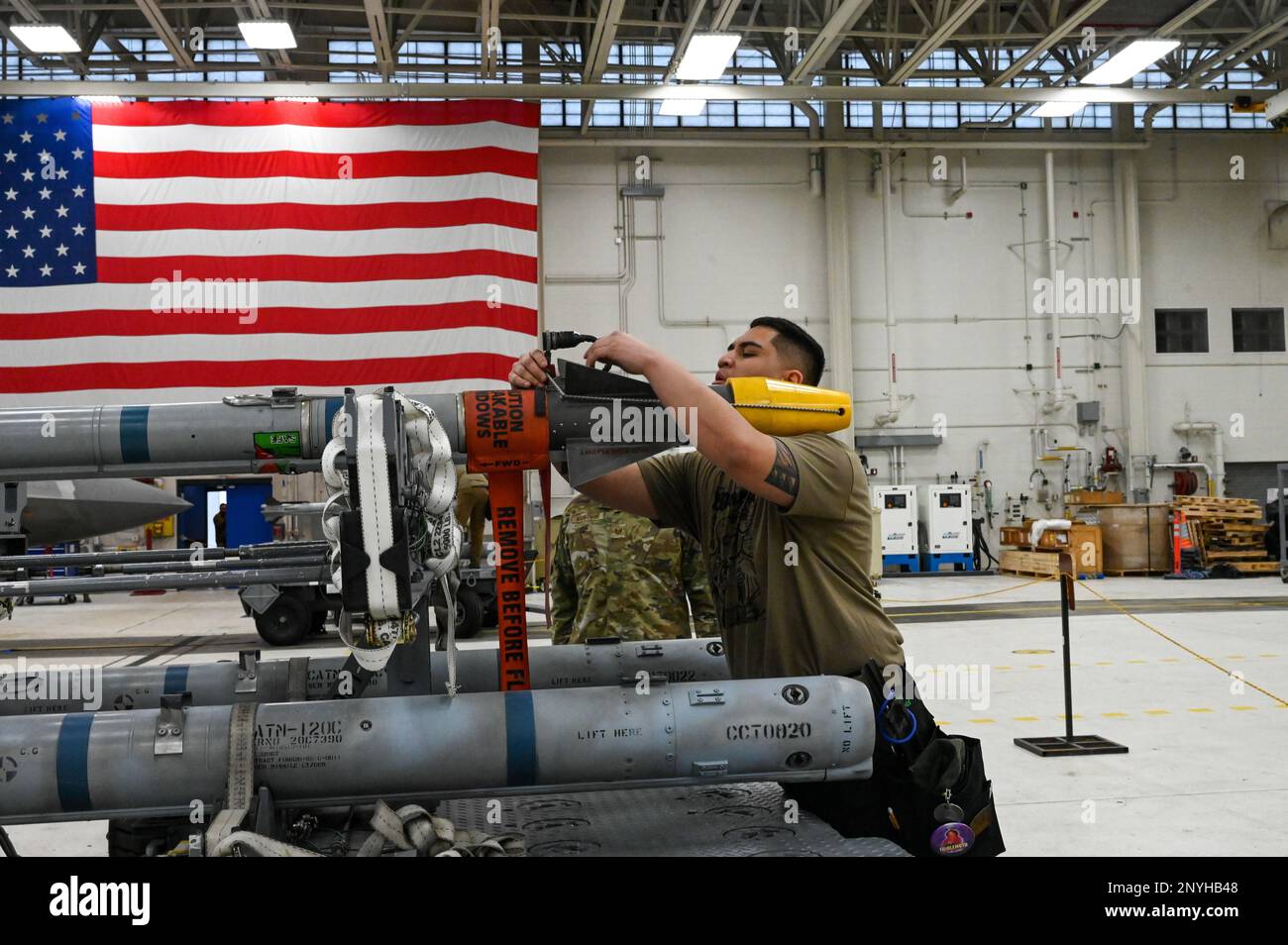 Jan 20, 2023, load crews form the 477th Aircraft Maintenance Squadron ...