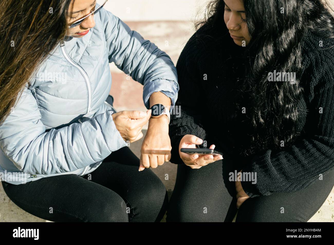 Woman long hair latin sofa hi-res stock photography and images - Alamy
