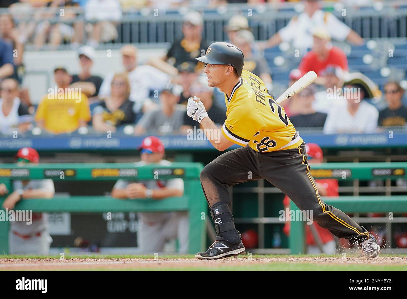 PITTSBURGH, PA - JULY 16: Pittsburgh Pirates left fielder Adam Frazier ...