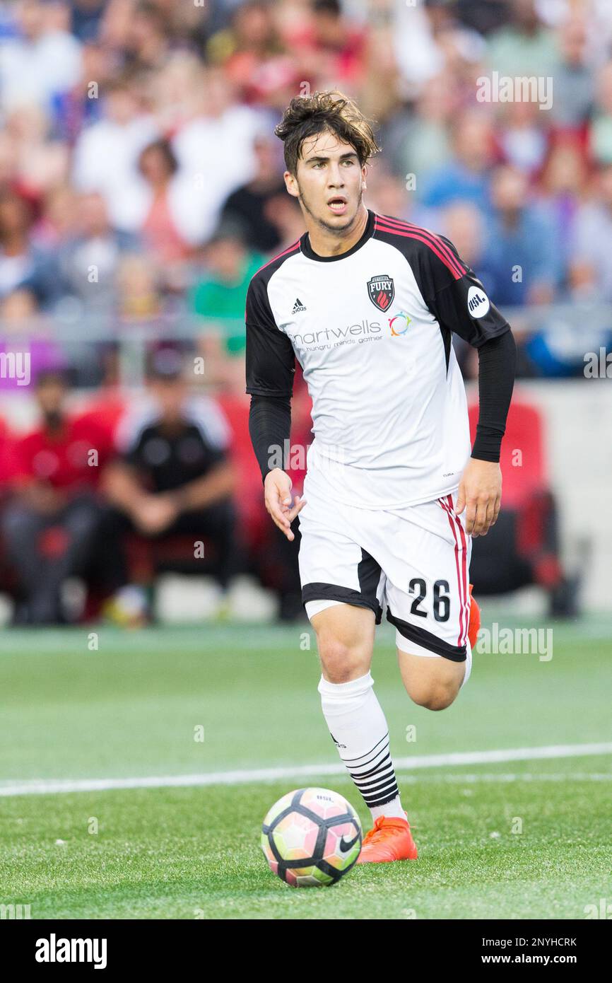 July 12, 2017: Ottawa Fury FC defender Thomas Meilleur-Giguere in ...