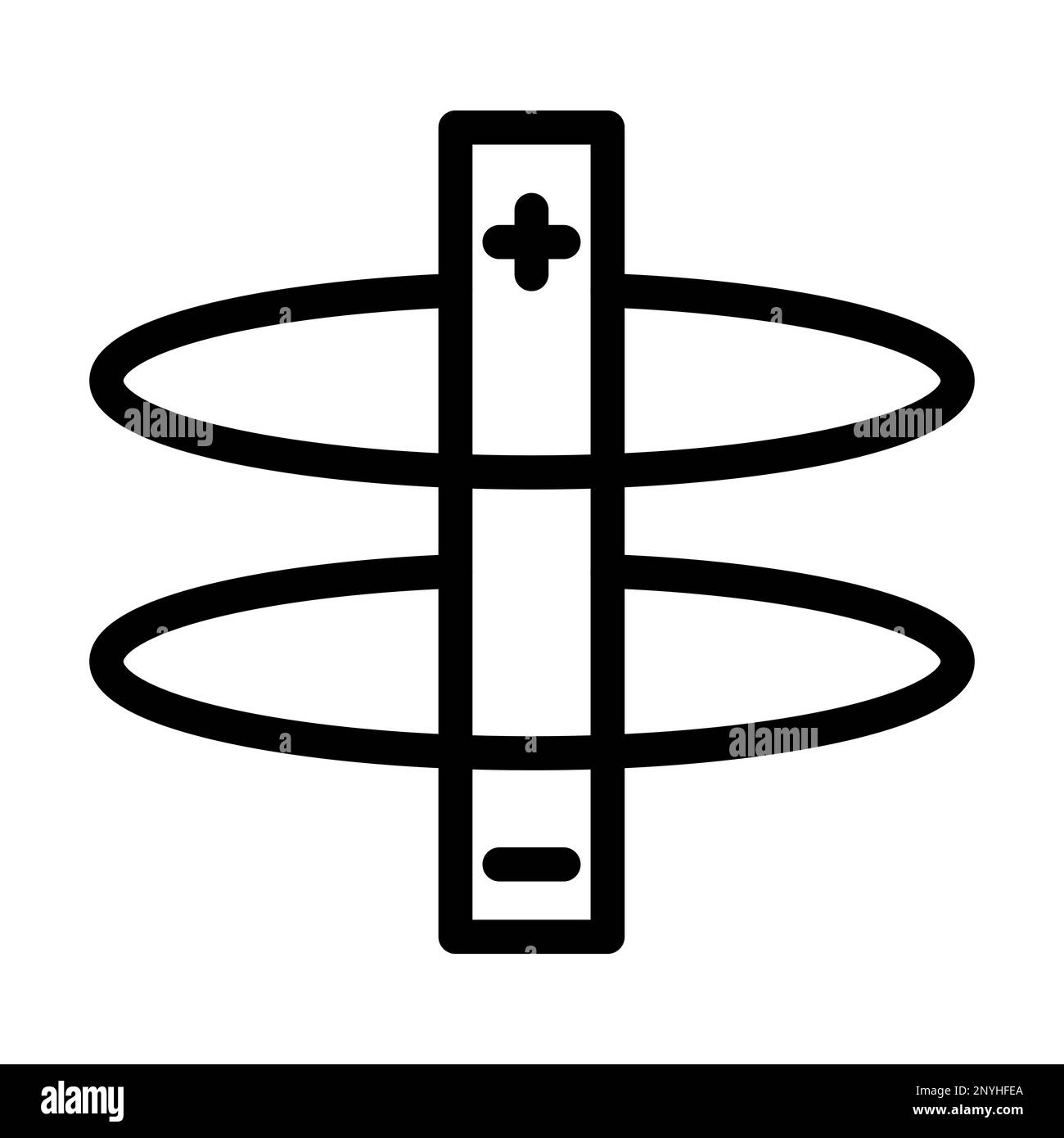 Electromagnetic Thick Line Icon Stock Photo - Alamy Electromagnetic Thick Line Icon Stock Photo - Alamy