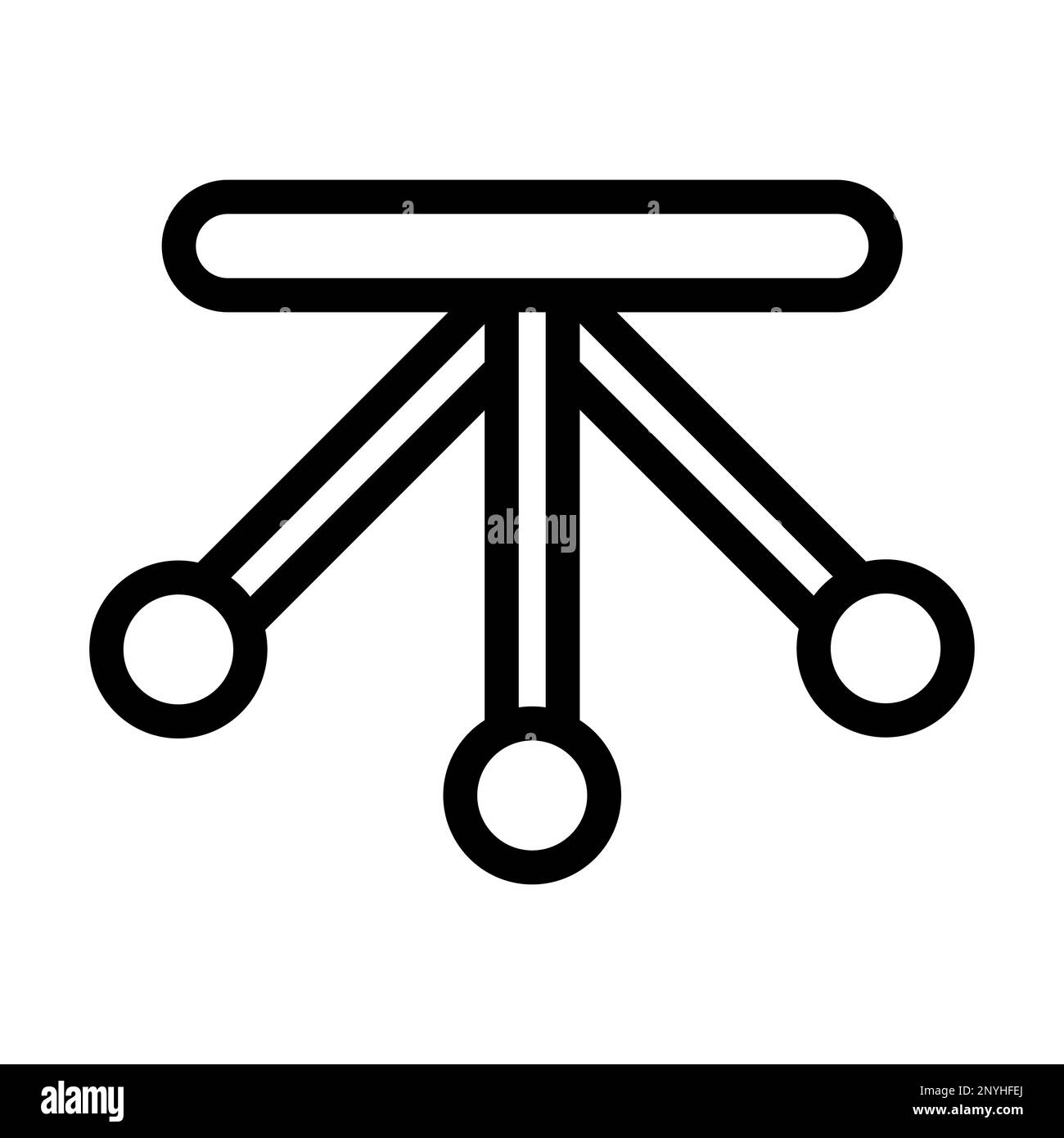 Pendulum experiment Cut Out Stock Images & Pictures - Alamy