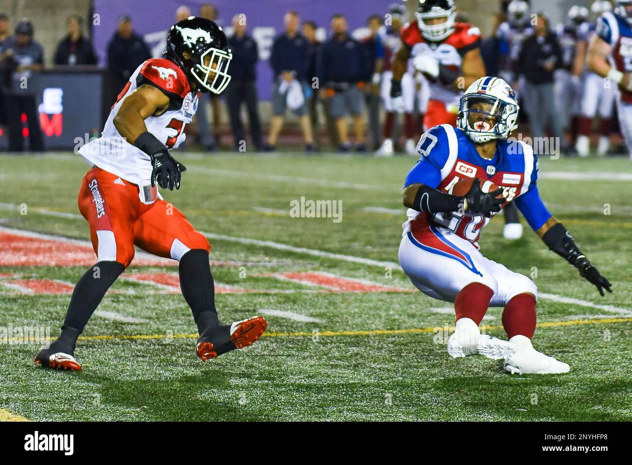 MONTREAL, QC - JULY 14: Montreal Alouettes running back Tyrell Sutton ...