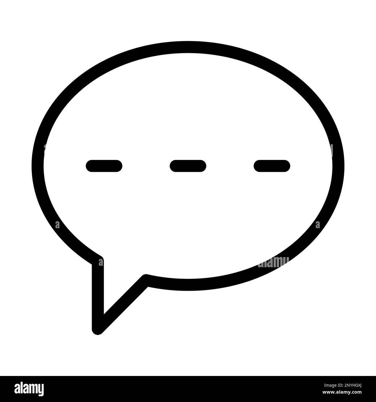 Button Thick Line Icon Stock Photo - Alamy