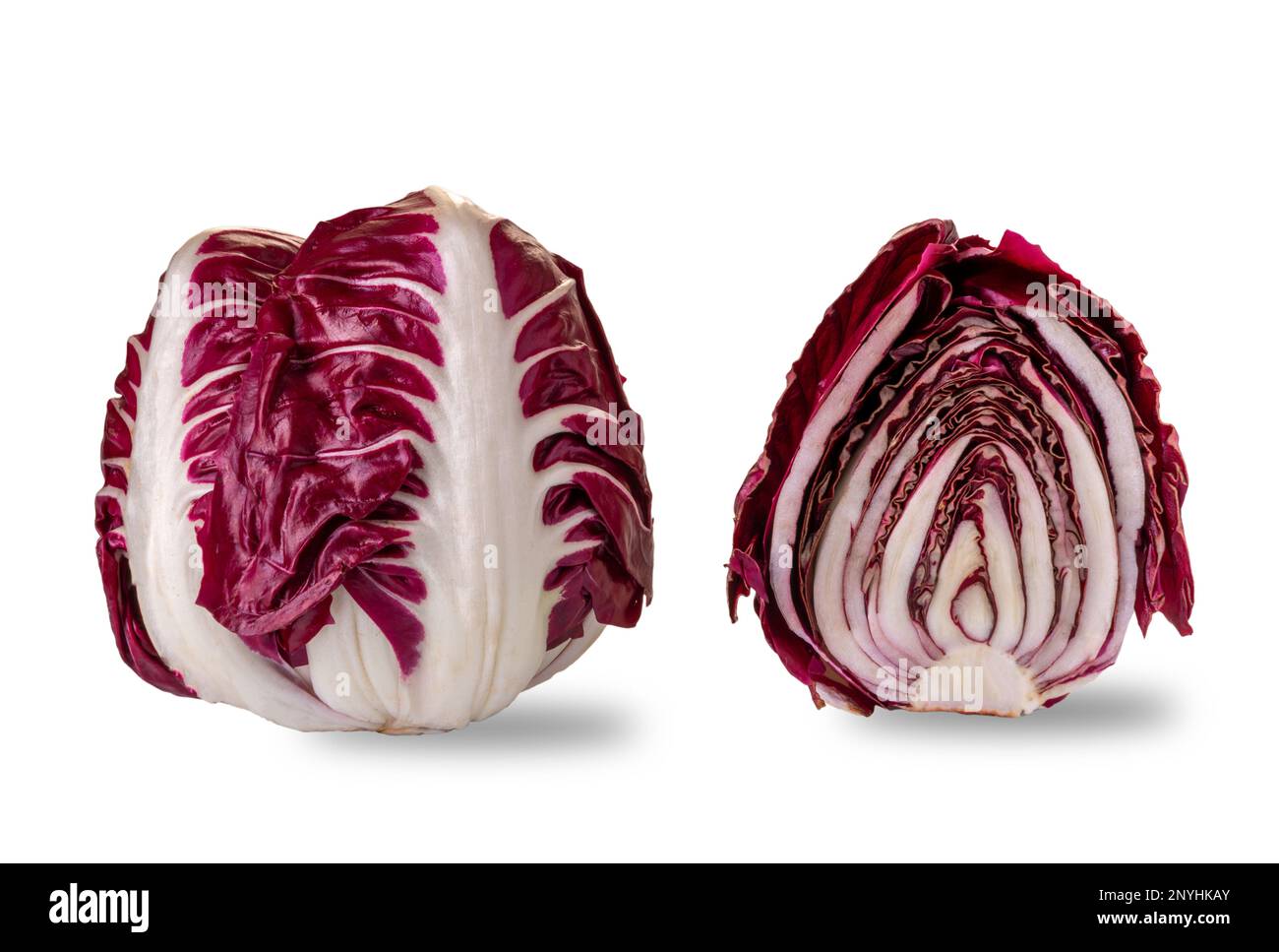 Radicchio di Verona typical red leaf radish chicory, whole near at ...