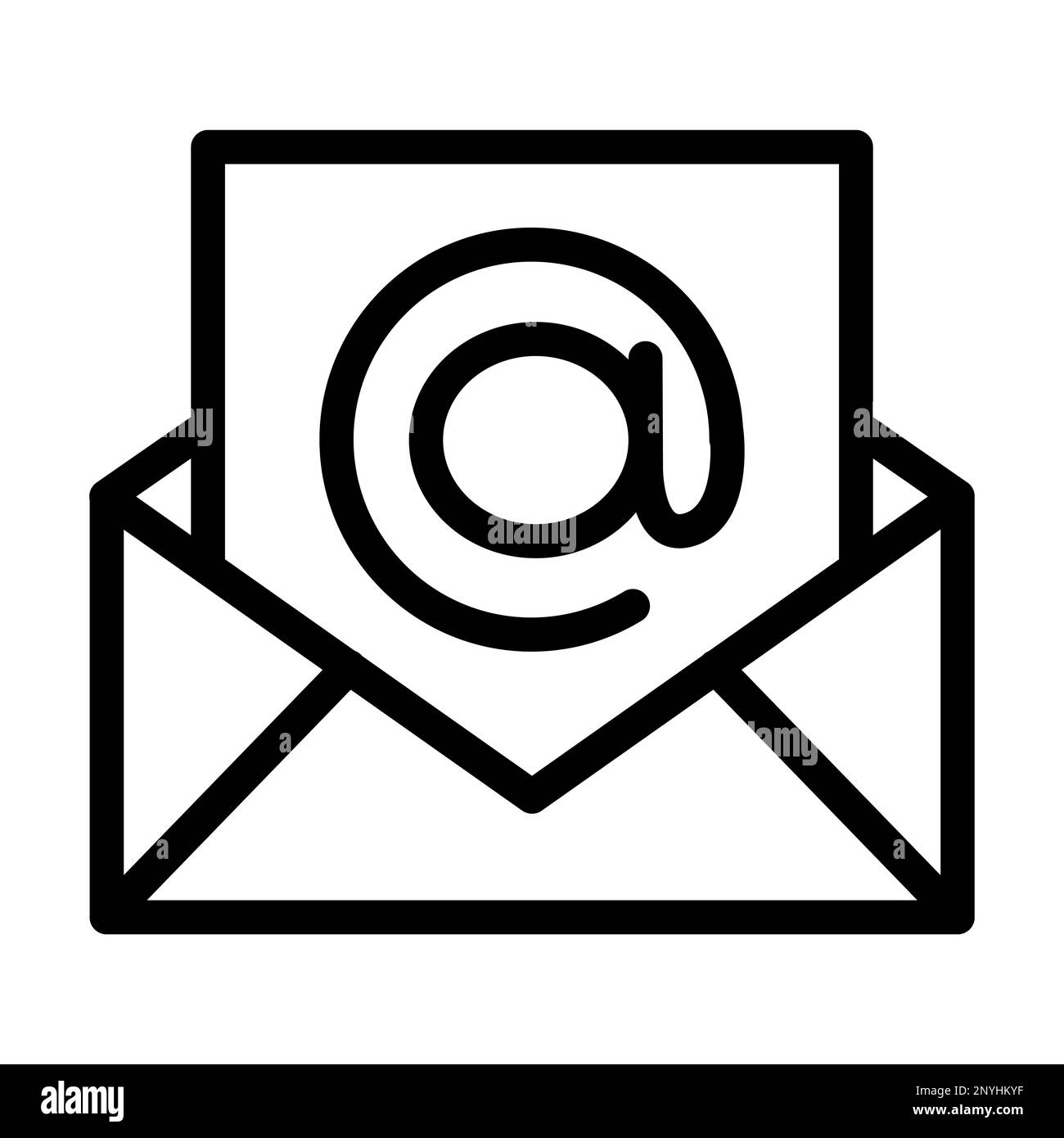 Email message screen Black and White Stock Photos & Images - Alamy