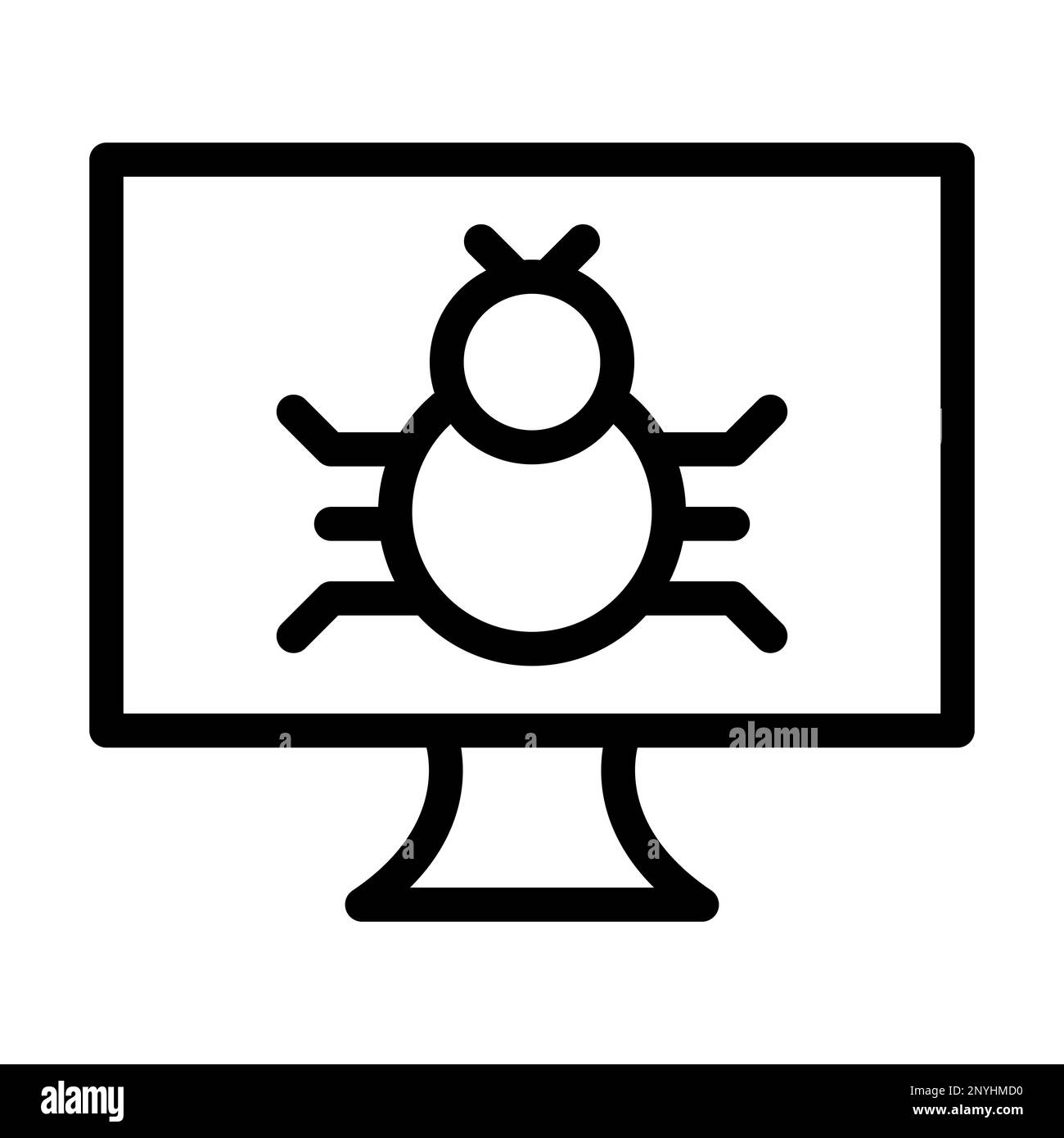 Malware scanning icon hi-res stock photography and images - Alamy