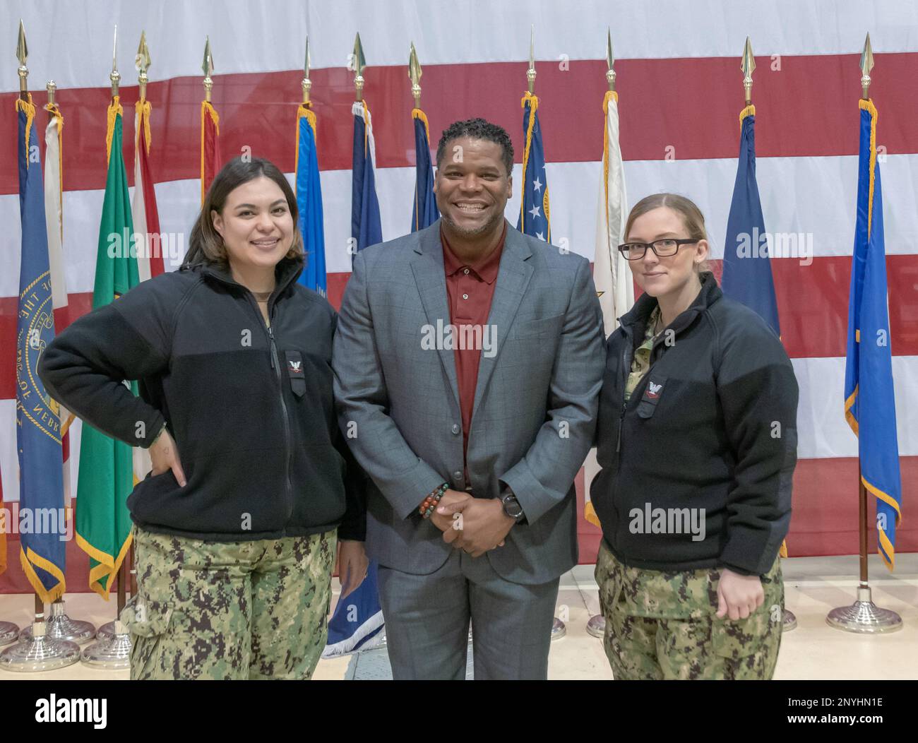 230217-N-MR862-546 TINKER AFB, Okla. (17 Feb. 2023) Group photo of ...