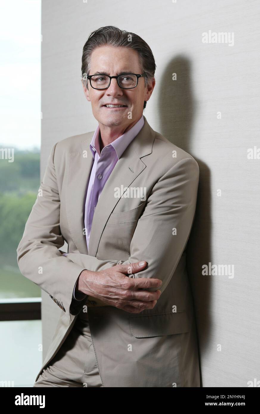U.S. actor Kyle MacLachlan poses for photograph during an interview ...