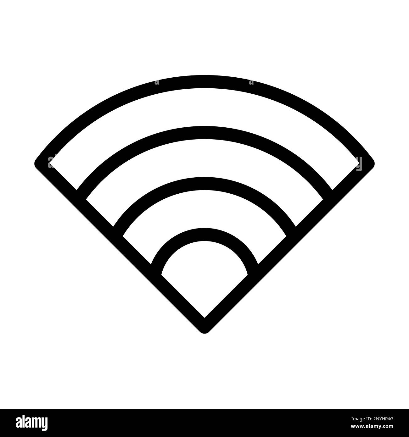 Internet Connection Thick Line Icon Stock Photo - Alamy