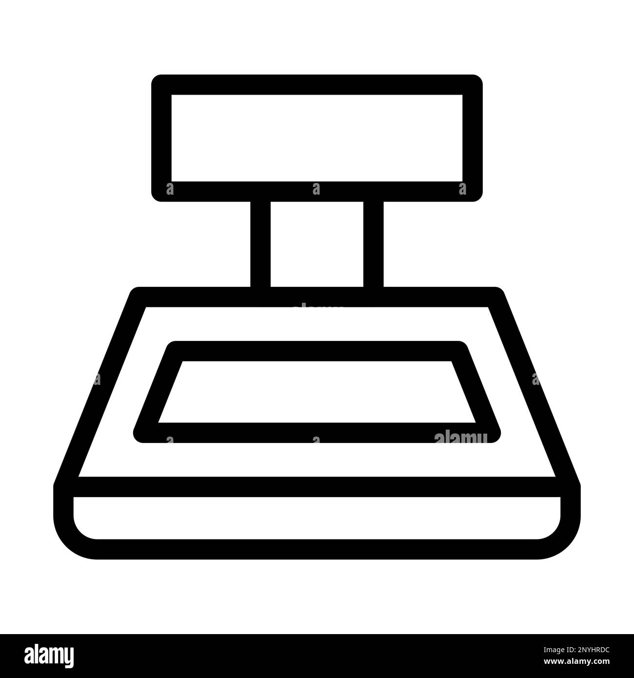 Logistics weight scale icon hi-res stock photography and images - Alamy