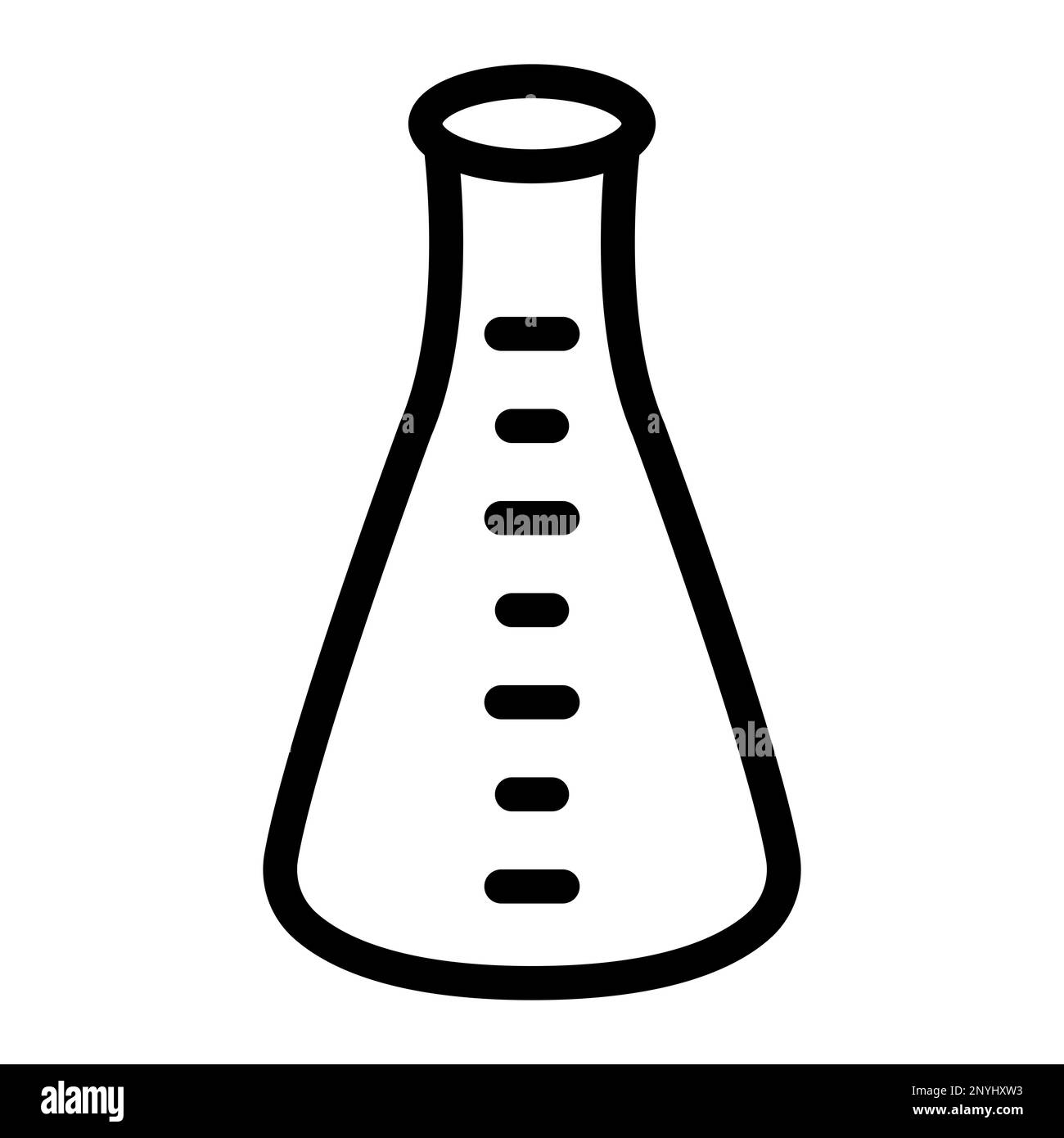 Chemistry flask school on Black and White Stock Photos & Images - Alamy