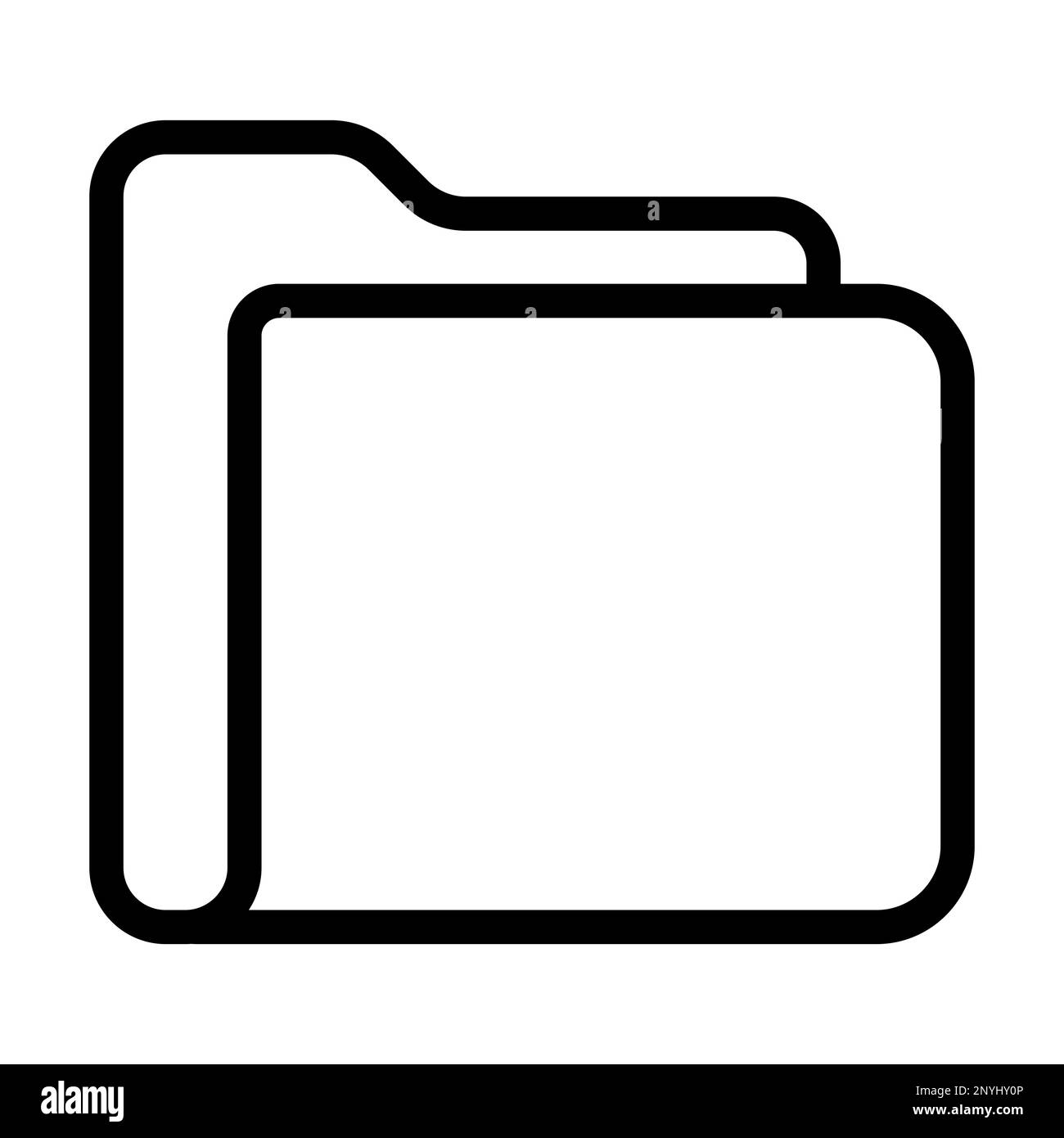 Folder icon vector male Black and White Stock Photos & Images - Alamy