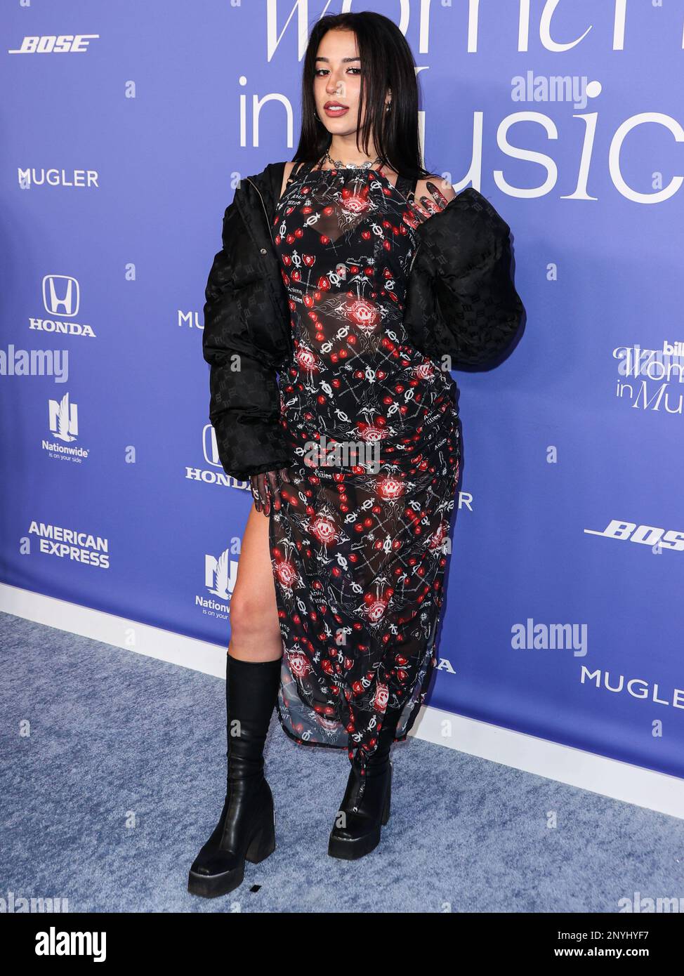 INGLEWOOD, LOS ANGELES, CALIFORNIA, USA - MARCH 01: Alaina Castillo ...