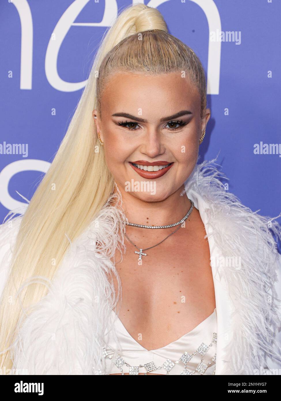 INGLEWOOD, LOS ANGELES, CALIFORNIA, USA - MARCH 01: Ashlee Keating ...