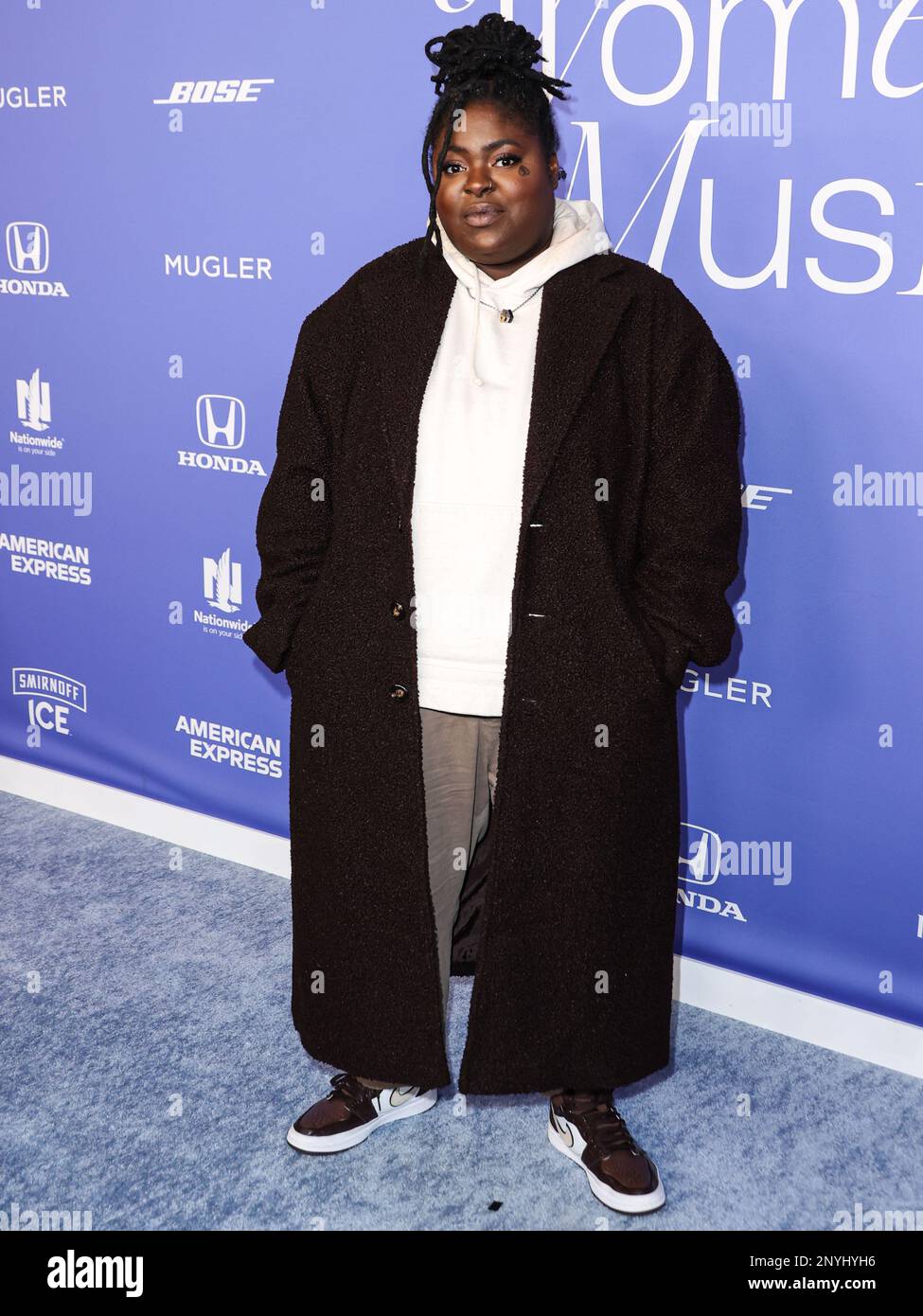 INGLEWOOD, LOS ANGELES, CALIFORNIA, USA - MARCH 01: Chika arrives at ...