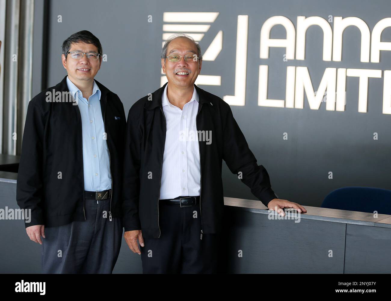 Co-founders of Pioneer Environmental Technology, Dr Raymond Yang (left ...