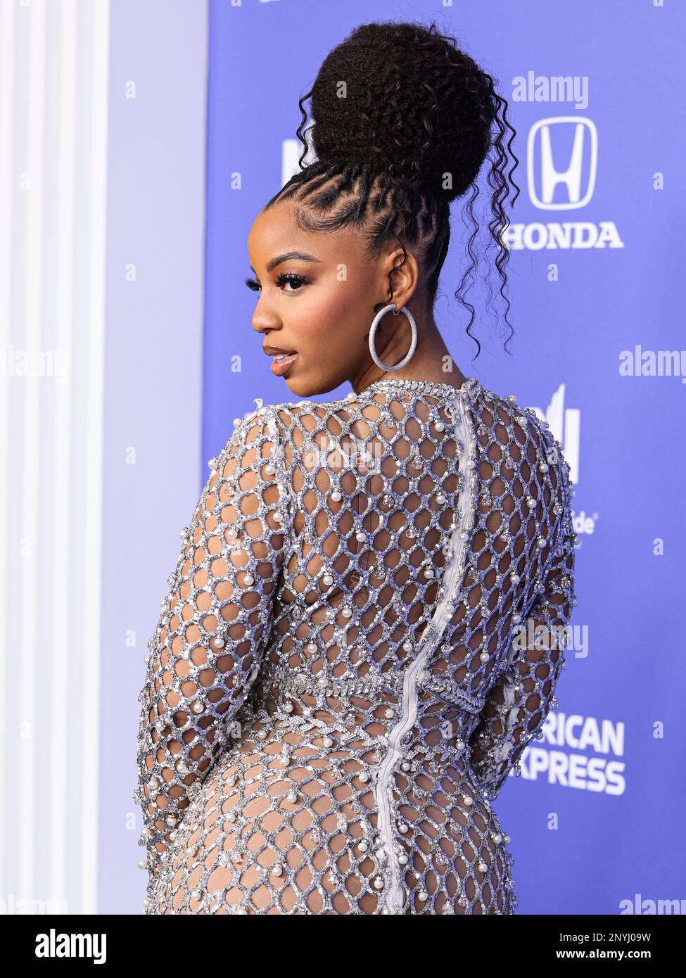 INGLEWOOD, LOS ANGELES, CALIFORNIA, USA - MARCH 01: Chloe Bailey ...