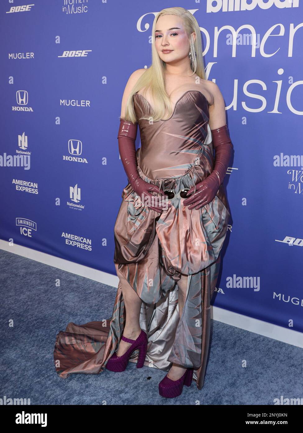 INGLEWOOD, LOS ANGELES, CALIFORNIA, USA - MARCH 01: Kim Petras arrives ...