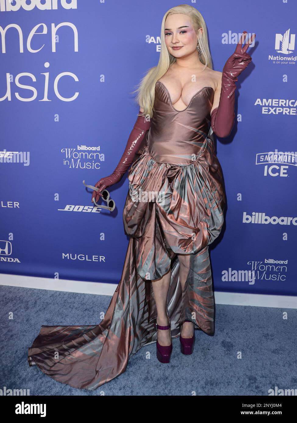 INGLEWOOD, LOS ANGELES, CALIFORNIA, USA - MARCH 01: Kim Petras arrives ...